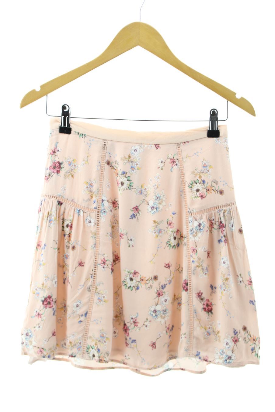 Falda de Naf Naf de la talla 36, de color flores