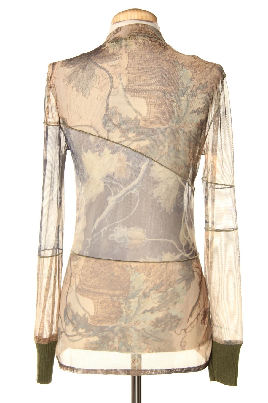 Camiseta manga larga de Desigual de la talla M, de color verde