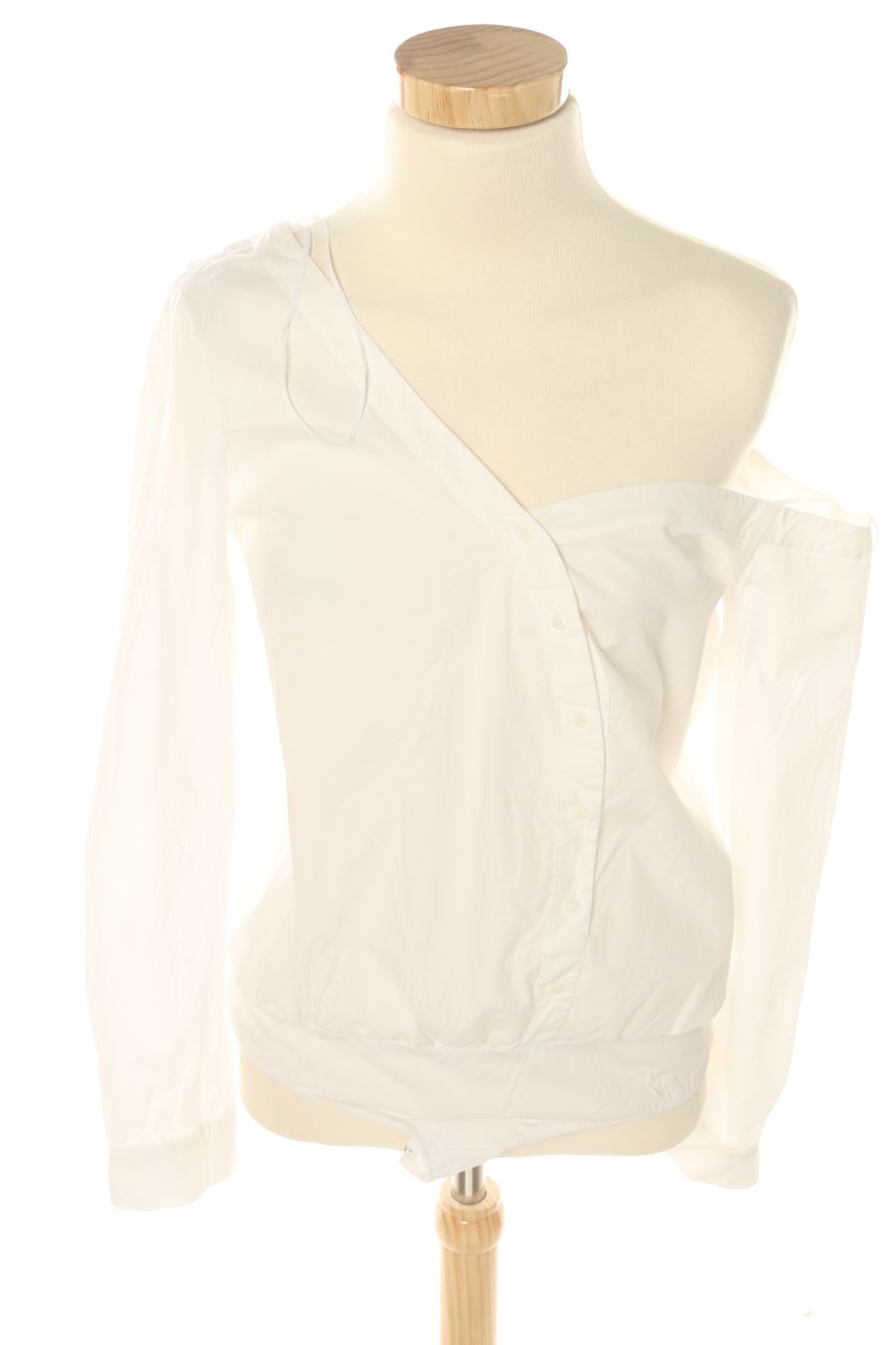 Body de Trf (ZARA) de la talla L, de color blanco
