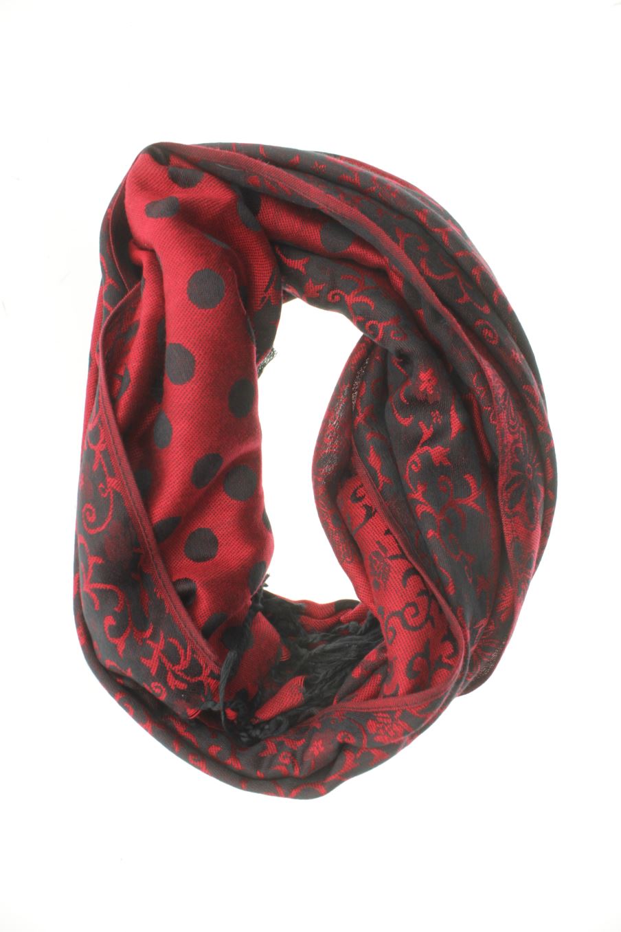 Fular de Cashmere de la talla Única, de color rojo