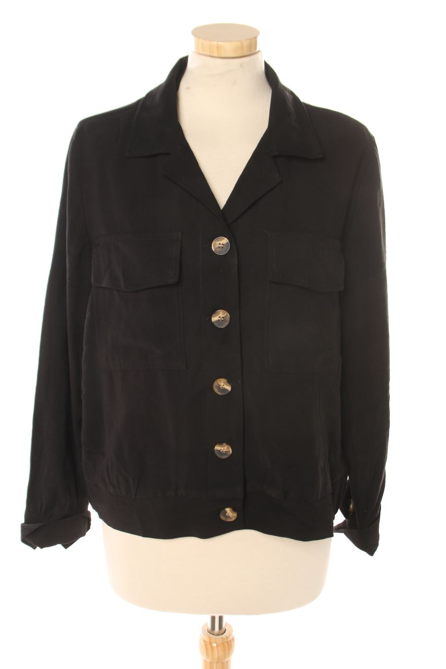 Jacke von Amisu Größe 40, Farbe Schwarz, für