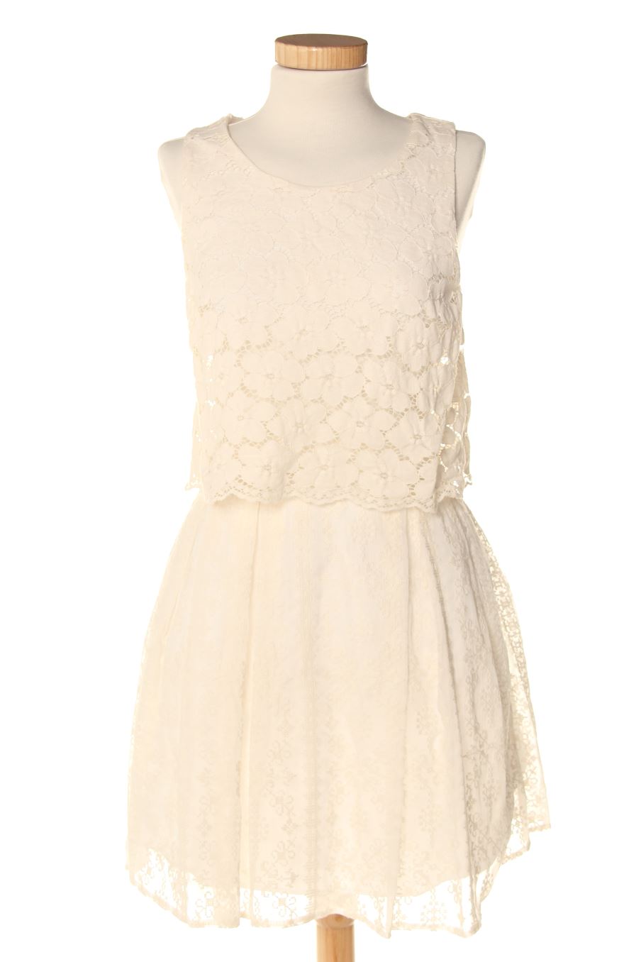 Robe Naf Naf de la taille 38, de couleur blanc